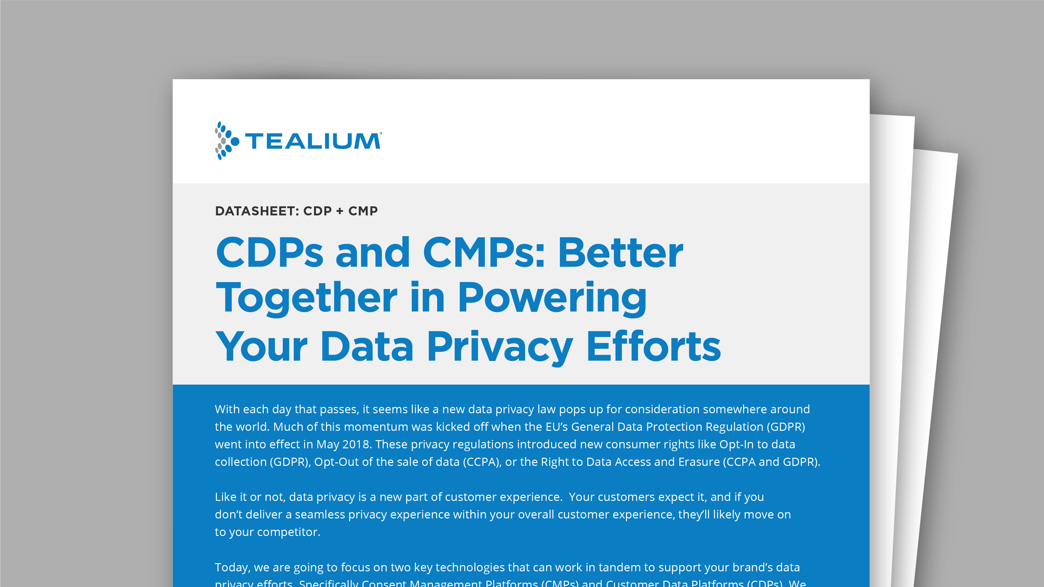 CDPs and CMPs: Better Together in Powering Your Data Privacy Efforts ...